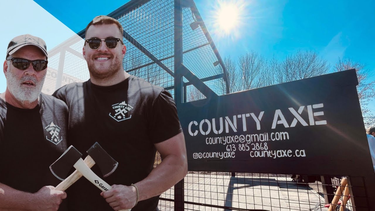 County Axe | Mobile Axe Throwing Belleville - YouTube