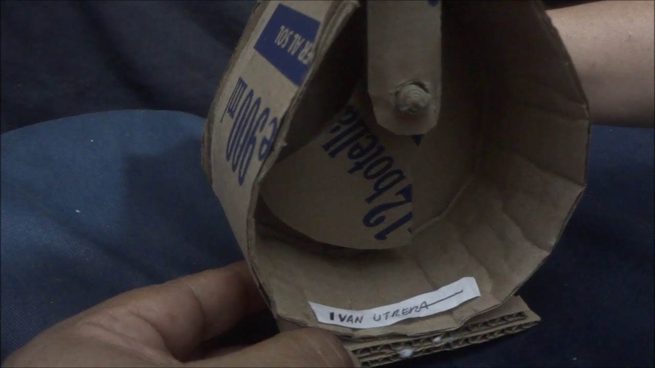 piston de carton - YouTube