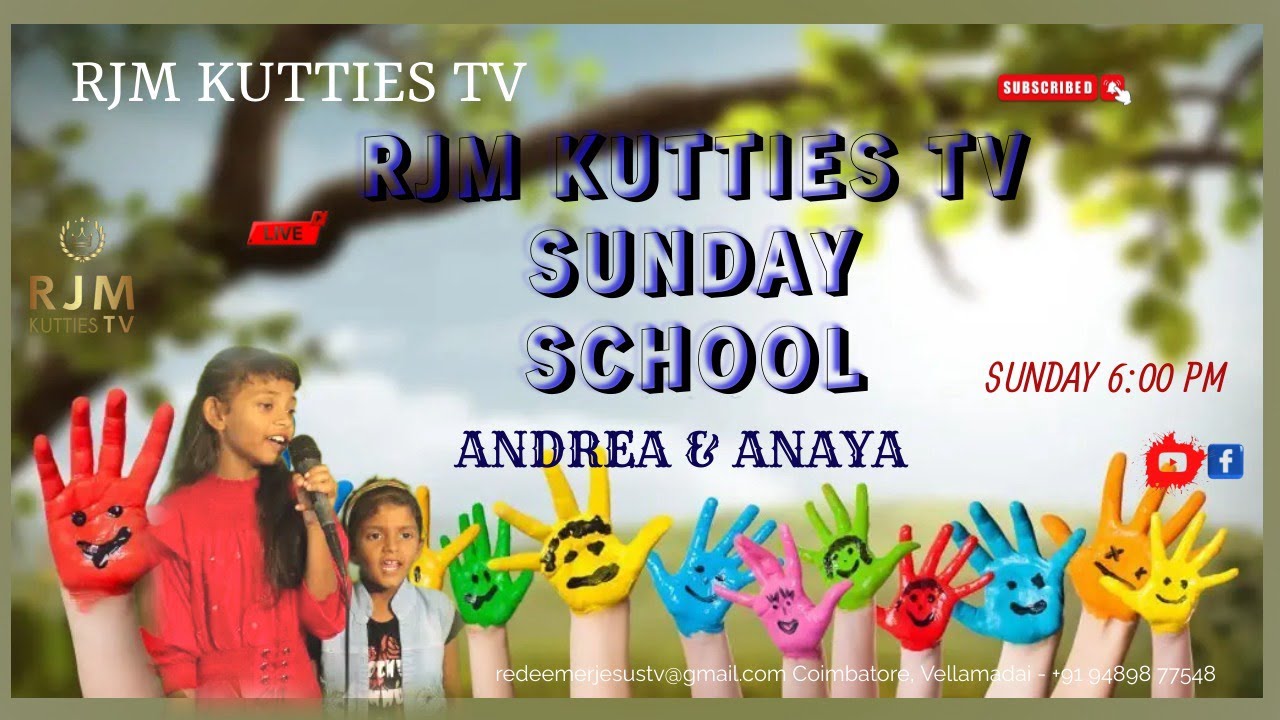 RJM KUTTIES TV - SUNDAY SCHOOL - YouTube