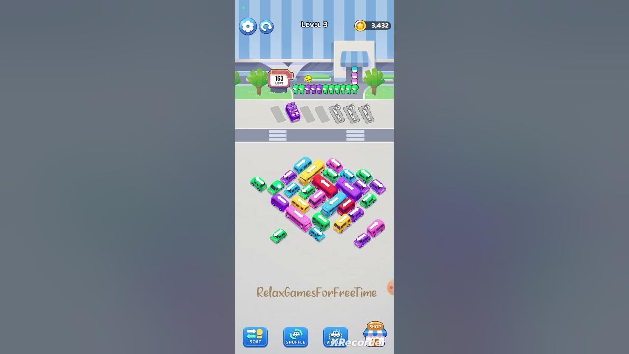 Bus Frenzy : Stacion Shuffle - Level 3 gameplay logic puzzle brain ...