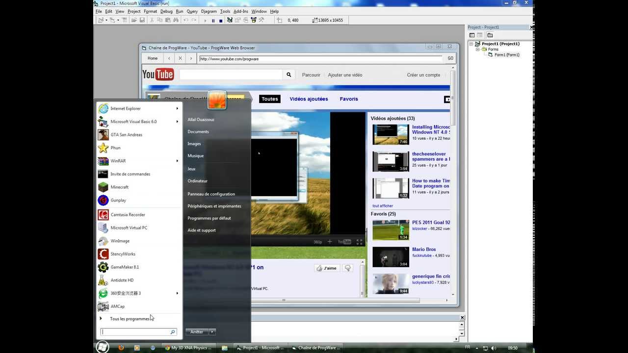 Make a web browser in VB6 very easy ! - YouTube