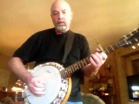 Six string banjo finger picking - YouTube