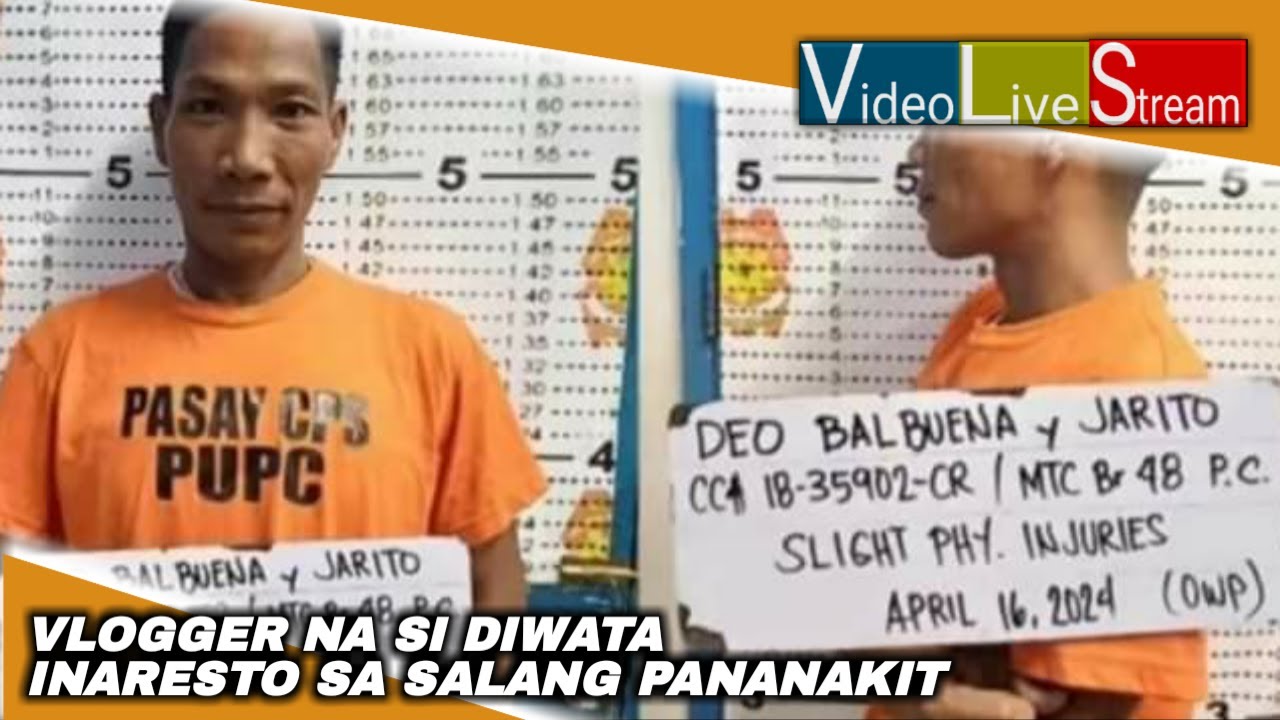 VLOGGER NA SI DIWATA, INARESTO KAHIT MATAGAL NA ANG ISSUE - YouTube