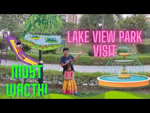 Glimpse of Lake view park!!!! Gaur city 1 Greater Noida.. What a ...