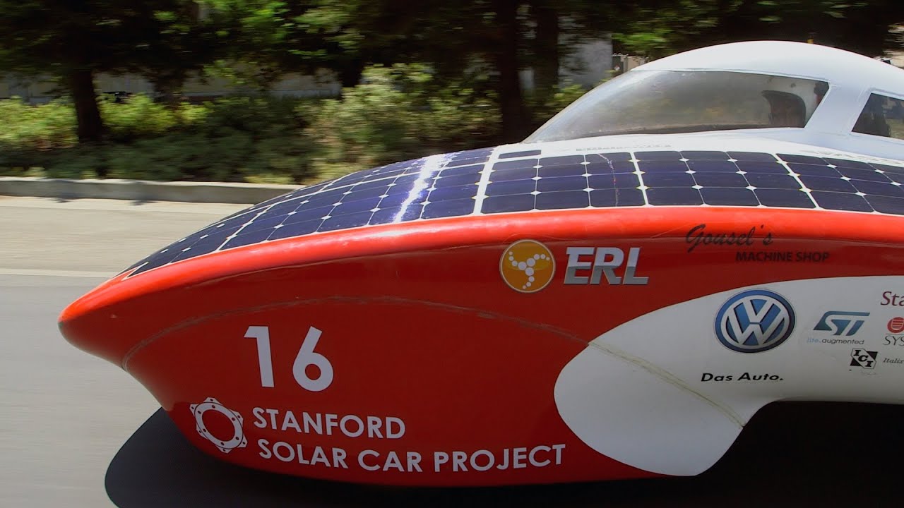 Stanford students build state-of-the-art solar racecar - YouTube