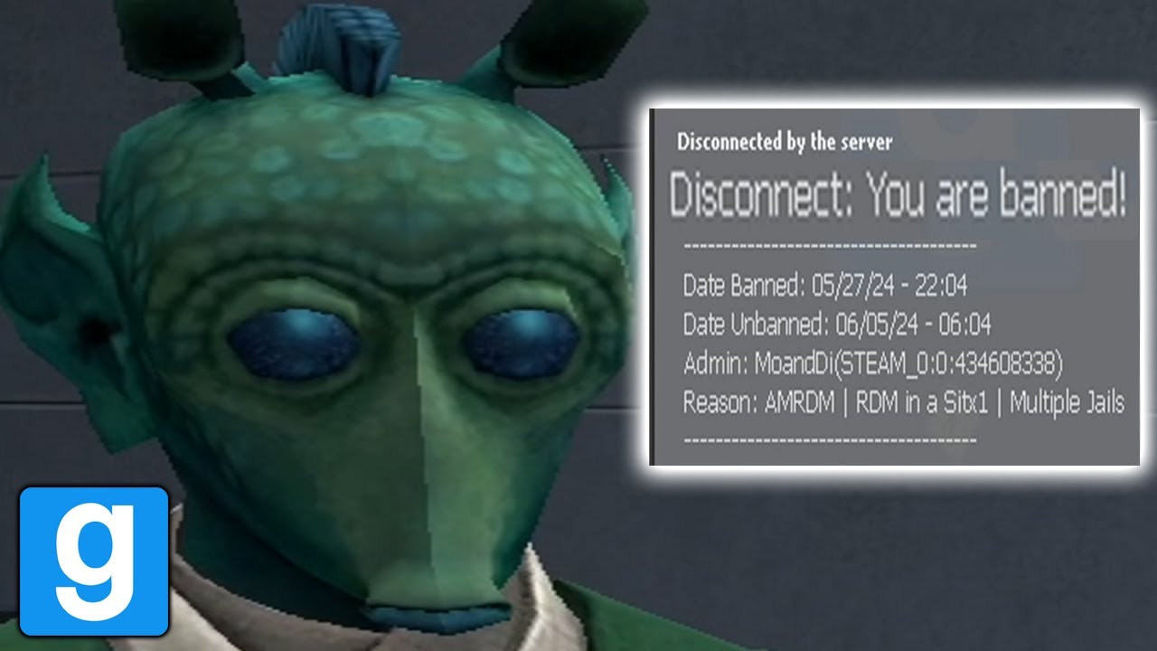 Banned From Gmod Star Wars RP... - YouTube