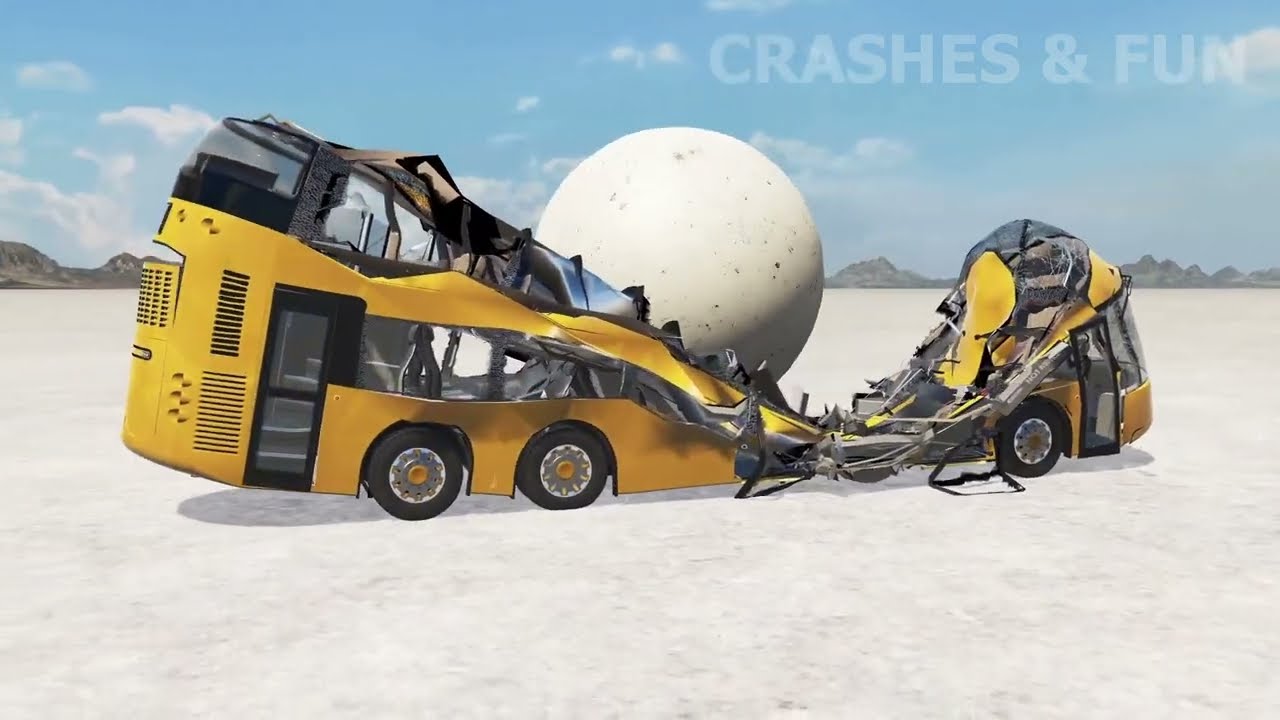 1000 Ton Ball vs Cars in BeamNG.Drive: Which will win? - YouTube