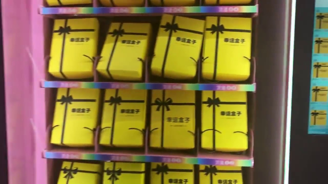 Mechanical drink snack automatic vending machine - YouTube