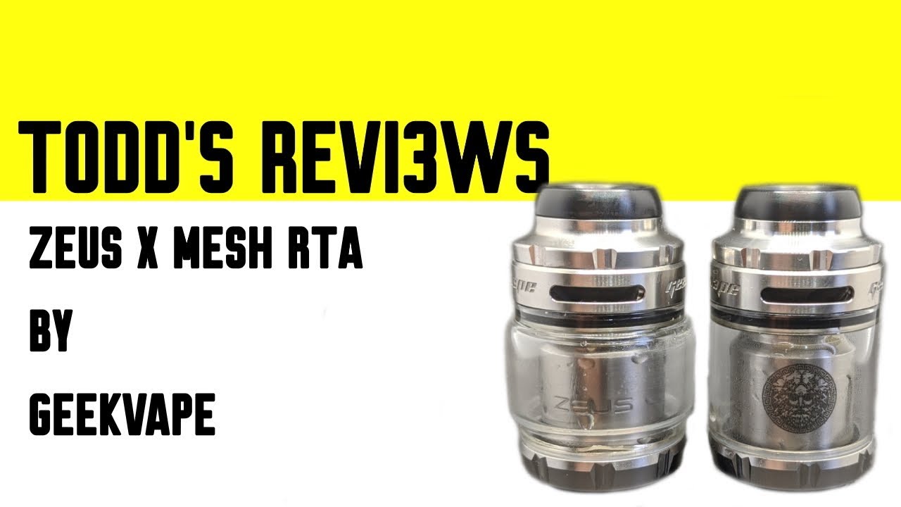 Zeus X Mesh RTA by GeekVape - YouTube