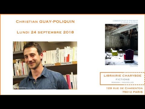 Christian Guay-Poliquin : "Le poids de la neige" (Librairie Charybde ...