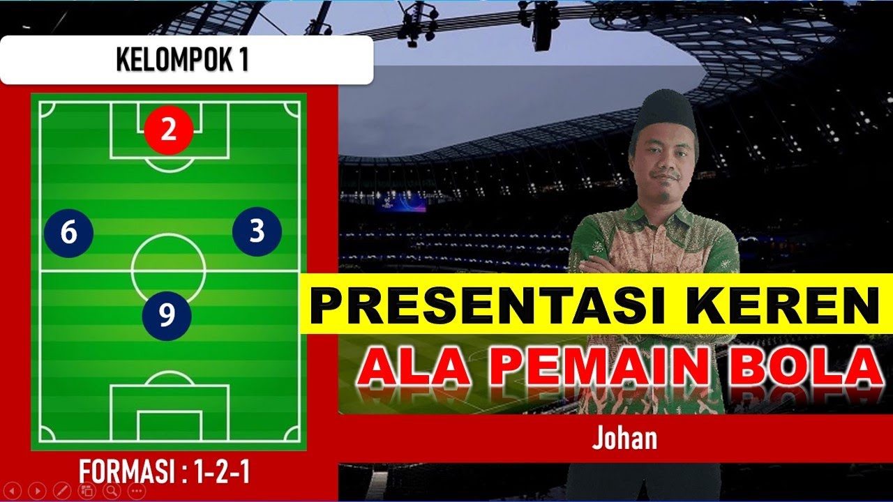 TUTORIAL PRESENTASI VIRAL ALA PEMAIN BOLA - YouTube