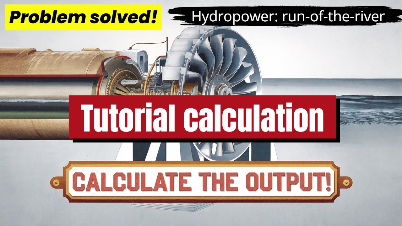 Tutorial Hydropower 3 - Run-of-the-river example calculation - YouTube