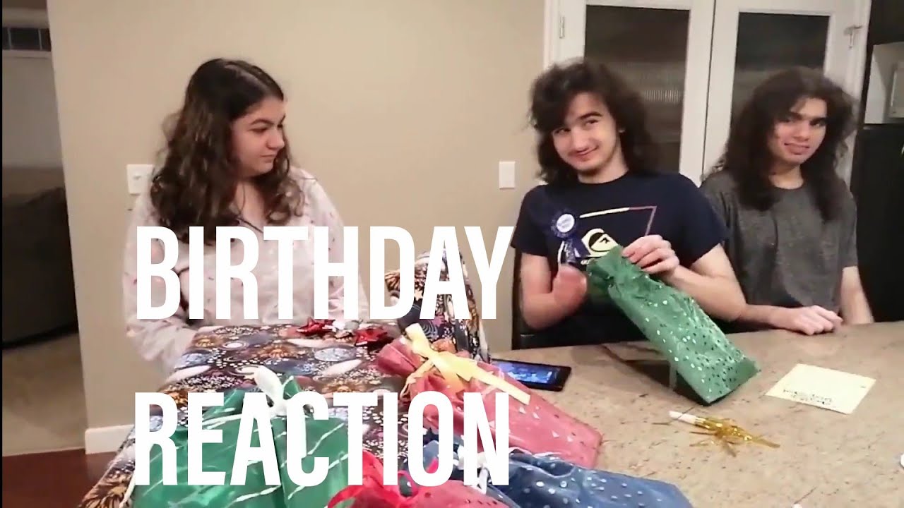 HAPPY Birthday Reaction - YouTube