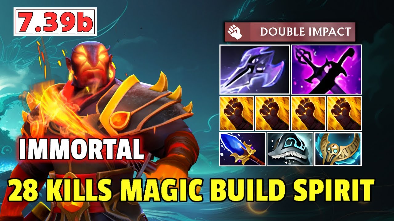 28 Kills Magic Build Ember Spirit - Dota 2 Pro Mid Gameplay - 7.39b ...