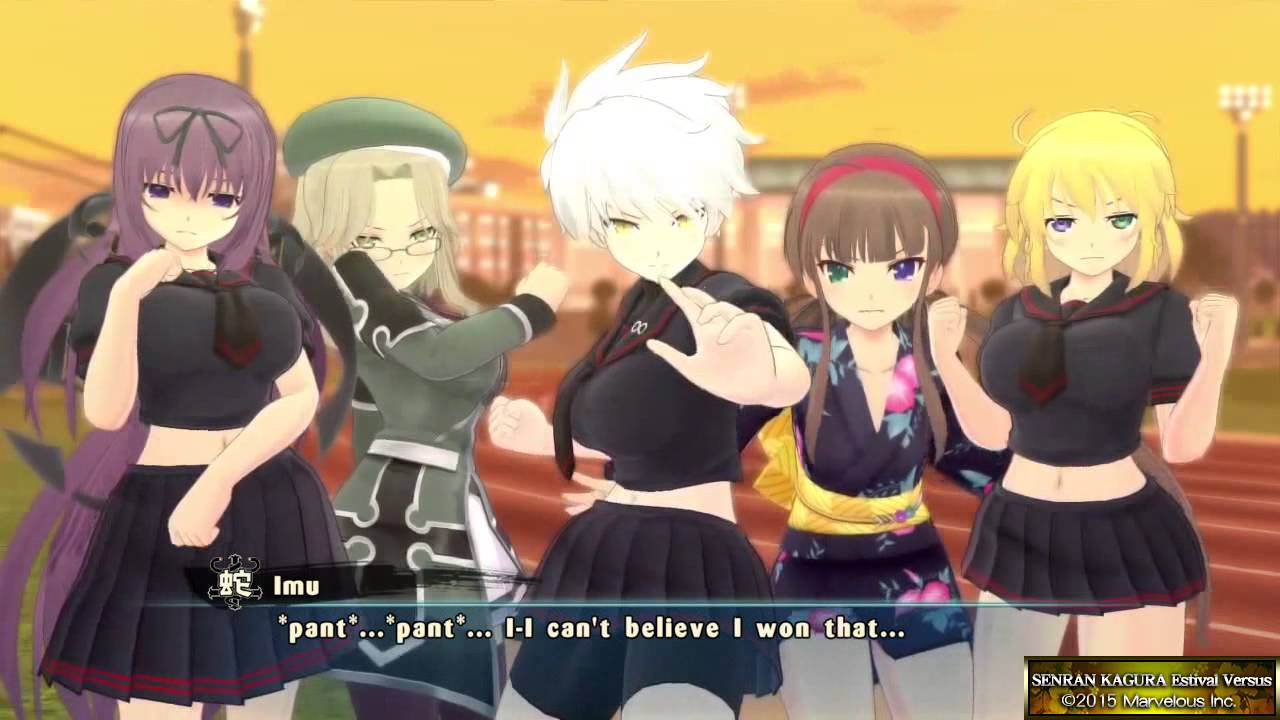 Senran Kagura: Estival Versus - P20 Imu vs Hanzo Academy! - YouTube