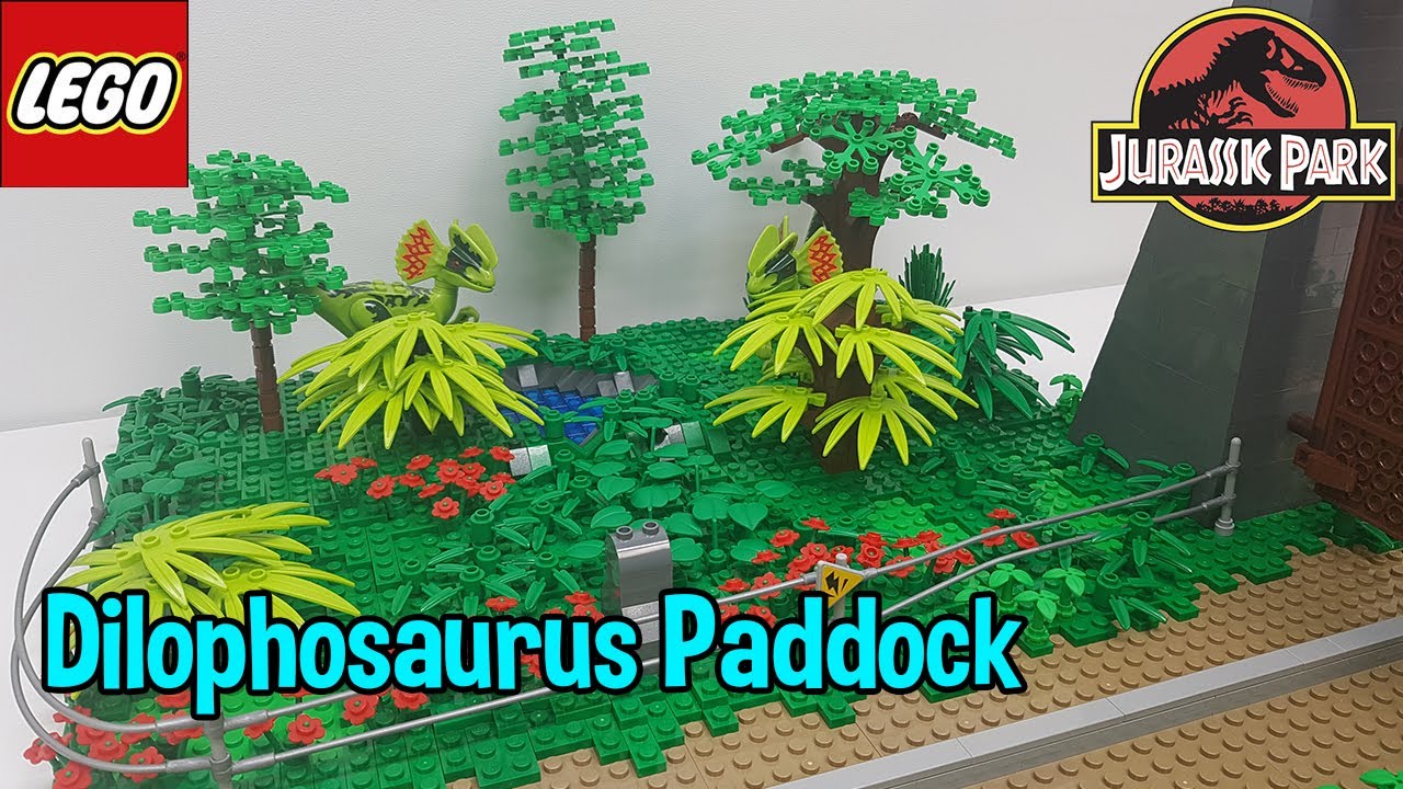 Jurassic Park Dilophosaurus Paddock