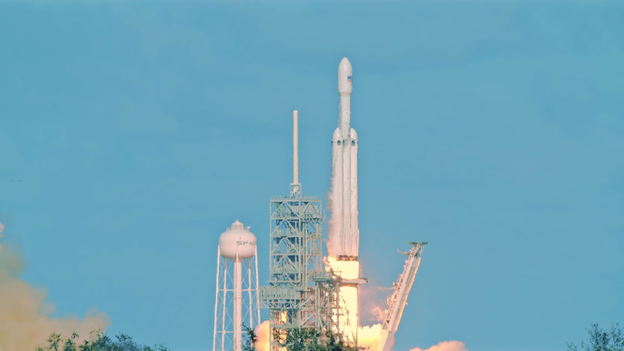 SpaceX Falcon Heavy, Demo Launch and boosters vertical landing - NASA ...