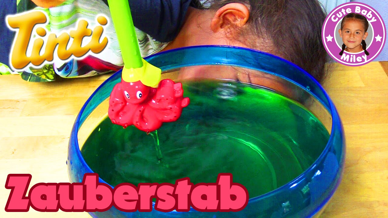 TINTI ZAUBERSTAB POOLSPAß | Wasserfärben mit Hexerei | Spaß für Kinder ...