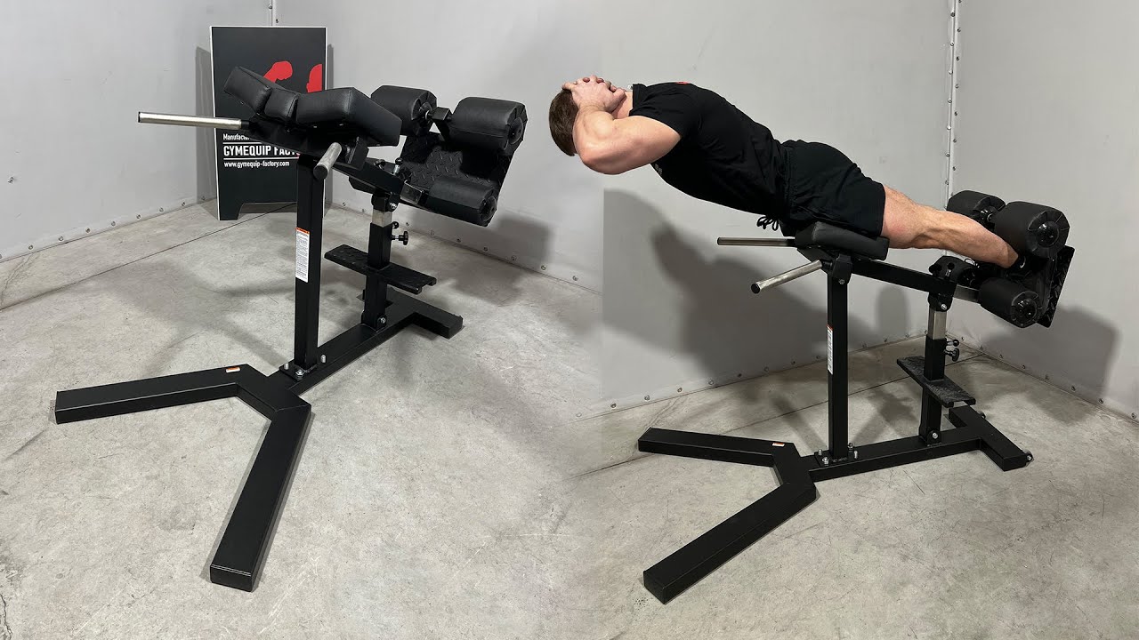 Gymfactory.eu / Hyperextension Exercise Bench with Adjustable Roman ...