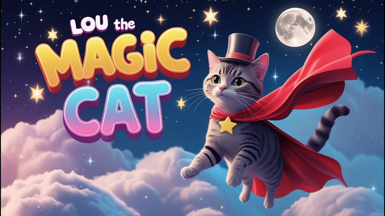 Lou the Magic Cat | Disappearing Tricks | Superhero Feats | Kids Song ...