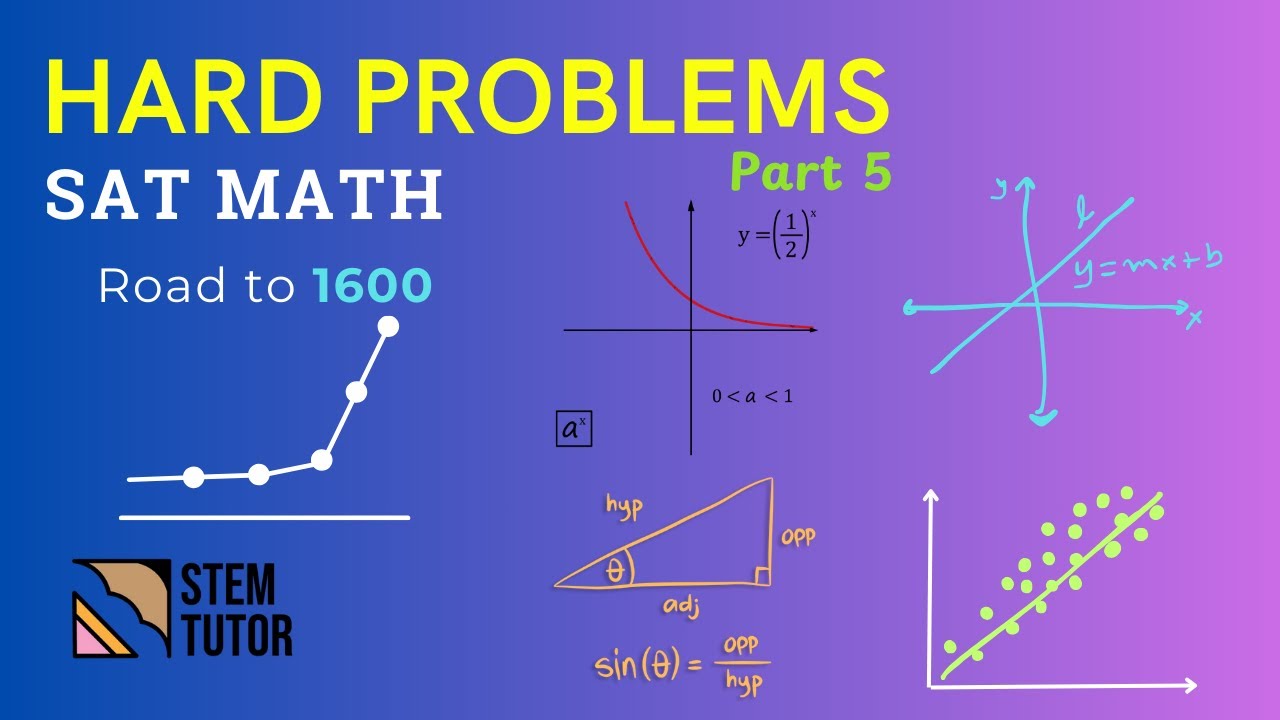 Mastering SAT Math: From Hard Problems to High Scores - Part 5 - YouTube