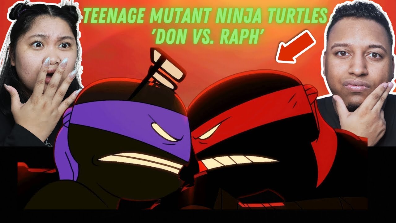 Teenage Mutant Ninja Turtles | 'Don vs. Raph' | Couple Reacts - YouTube