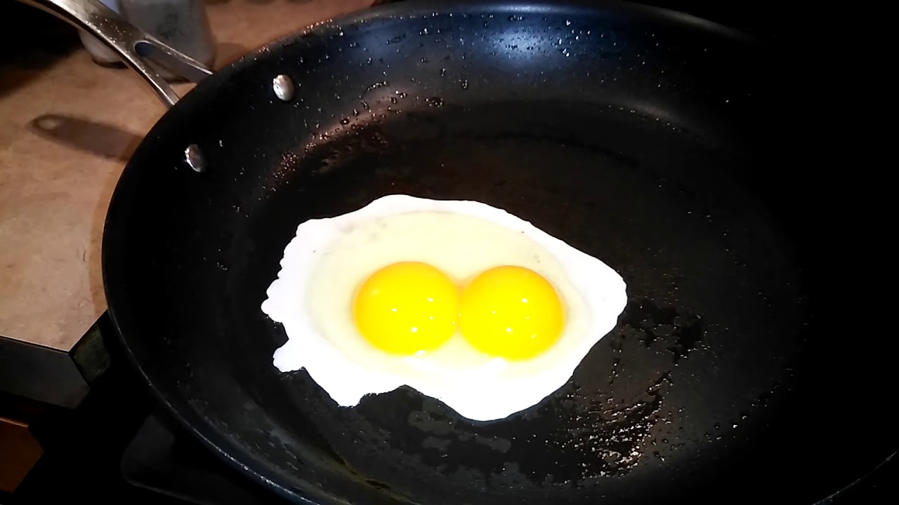 Double yolker breakfast! - YouTube