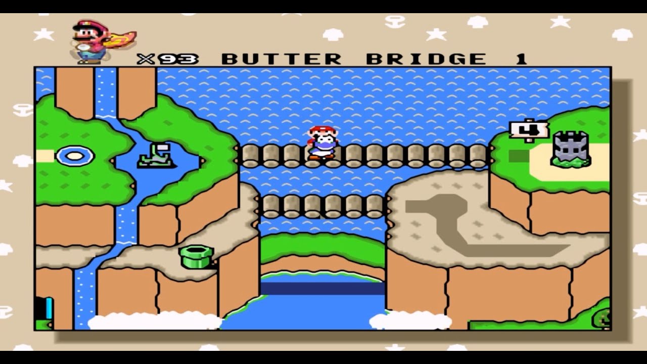 Super Mario World #20 (PT-BR) - Butter Bridge 1 - SNES - Super Nintendo ...