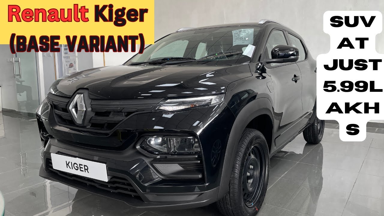SUV at just 5.99Lakhs | Renault Kiger RXE | Base Variant | Autogear ...