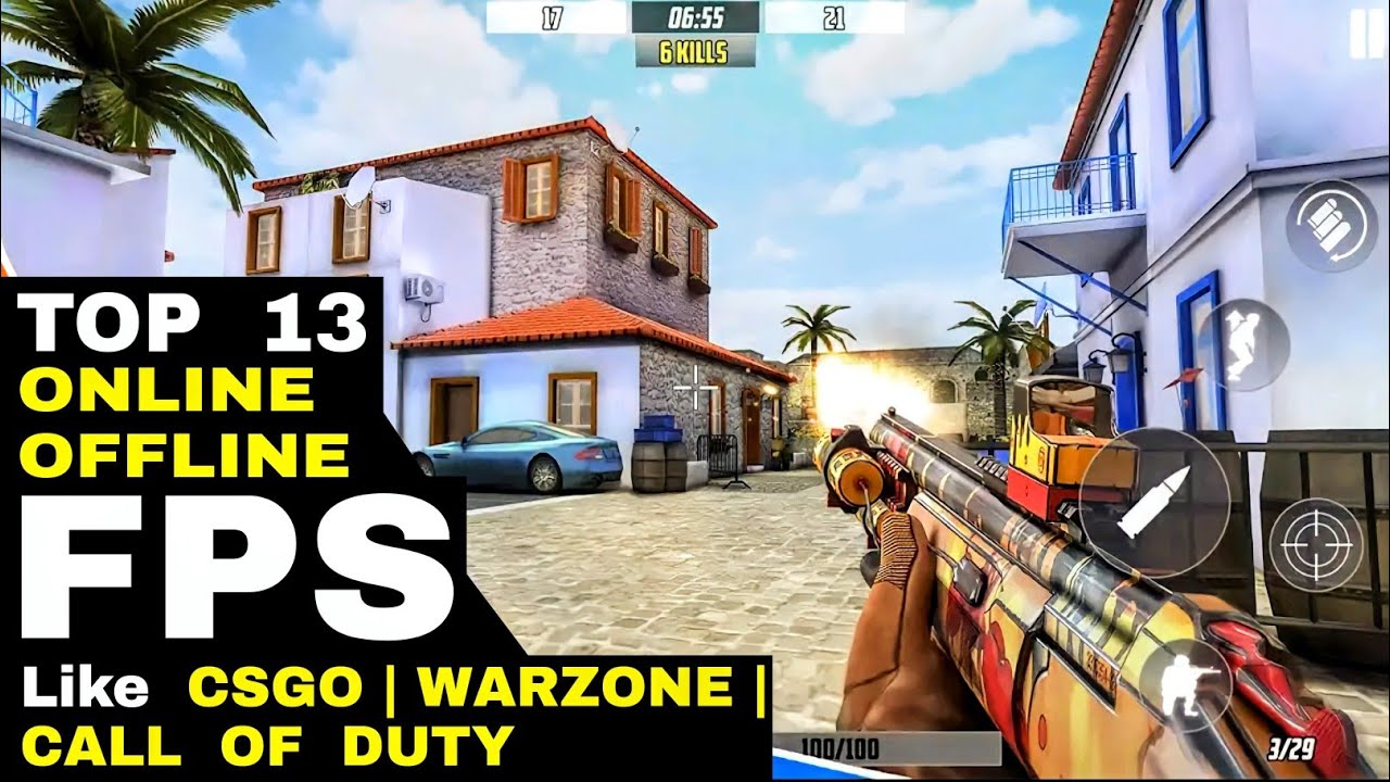 Top 13 Best FPS Games Like CSGO Warzone Call of Duty for Android iOS ...