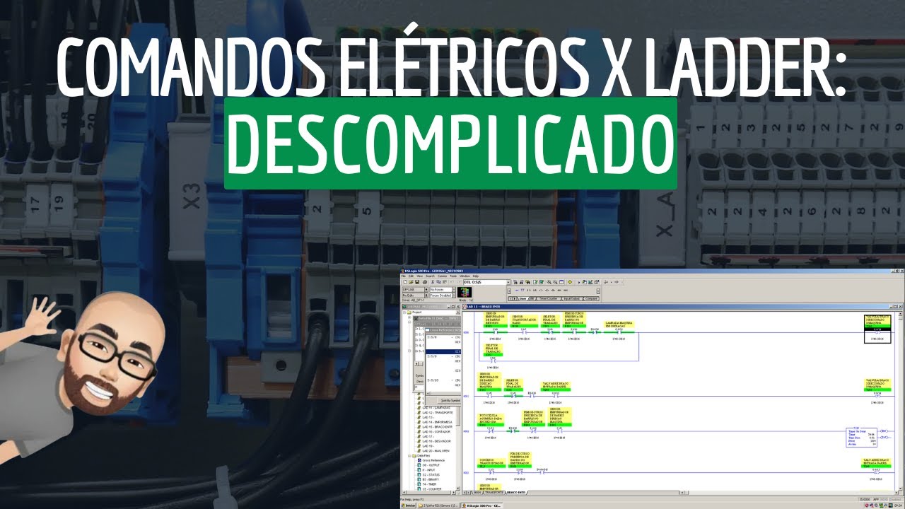 TRANSFORMANDO COMANDOS ELÉTRICOS EM LADDER - AUTOMAÇÃO - AULA COMPLETA ...