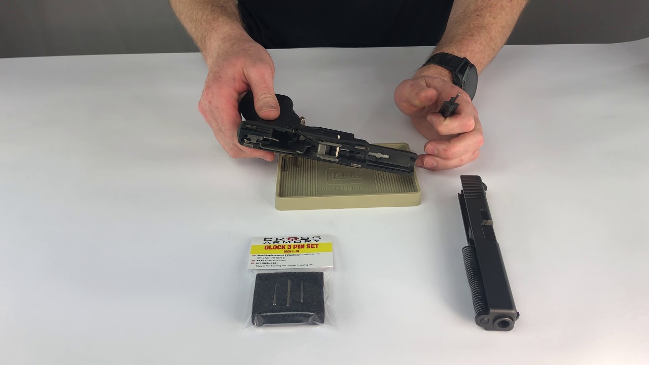 Cross Armory 3 Pin Set for Glock/P80 (Gen 1-3) Installation - YouTube