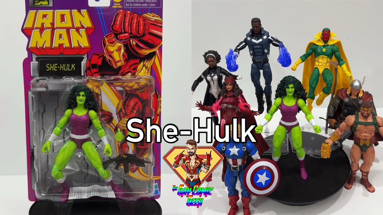 She-Hulk - Marvel Legends Iron Man Toy Quickie Review by the ...