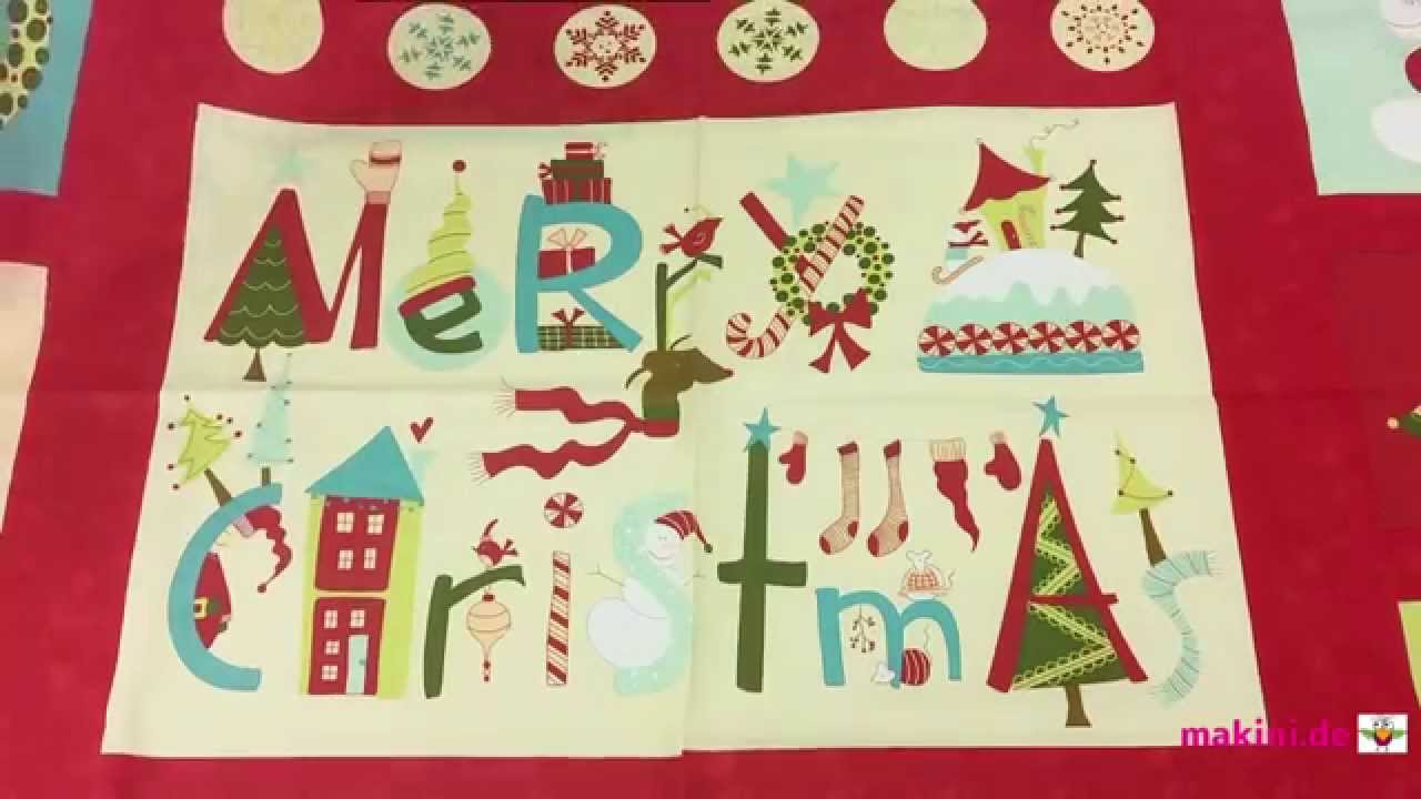 Moda Panel Very Merry Berry von Sandy Gervais (17830 12) - YouTube