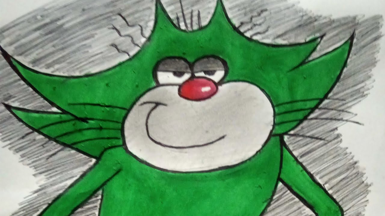 oggy and the cockroaches | jack cartoon drawing | Arts_Amay | short ...