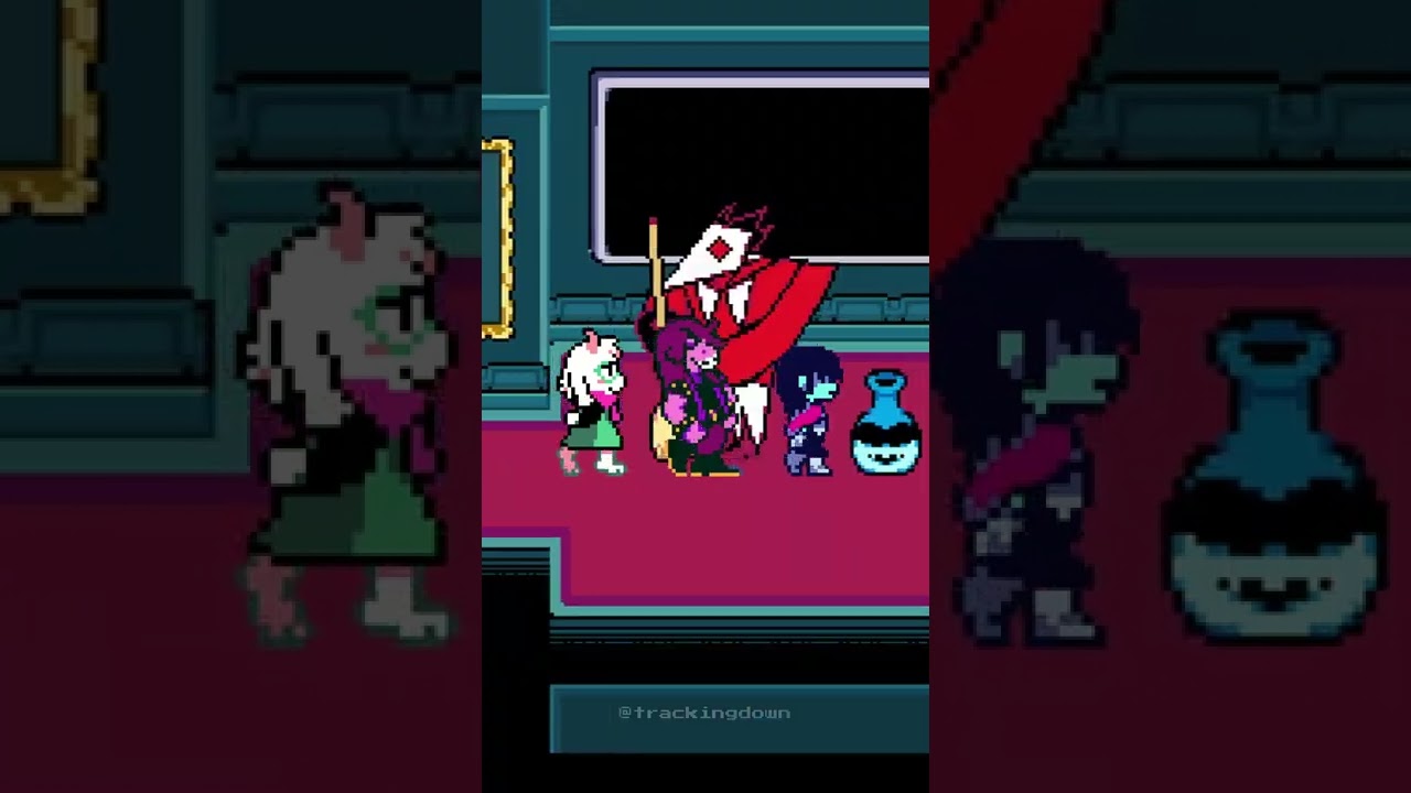 DETERMINATION and DEATH (Deltarune Walk) #shorts - YouTube