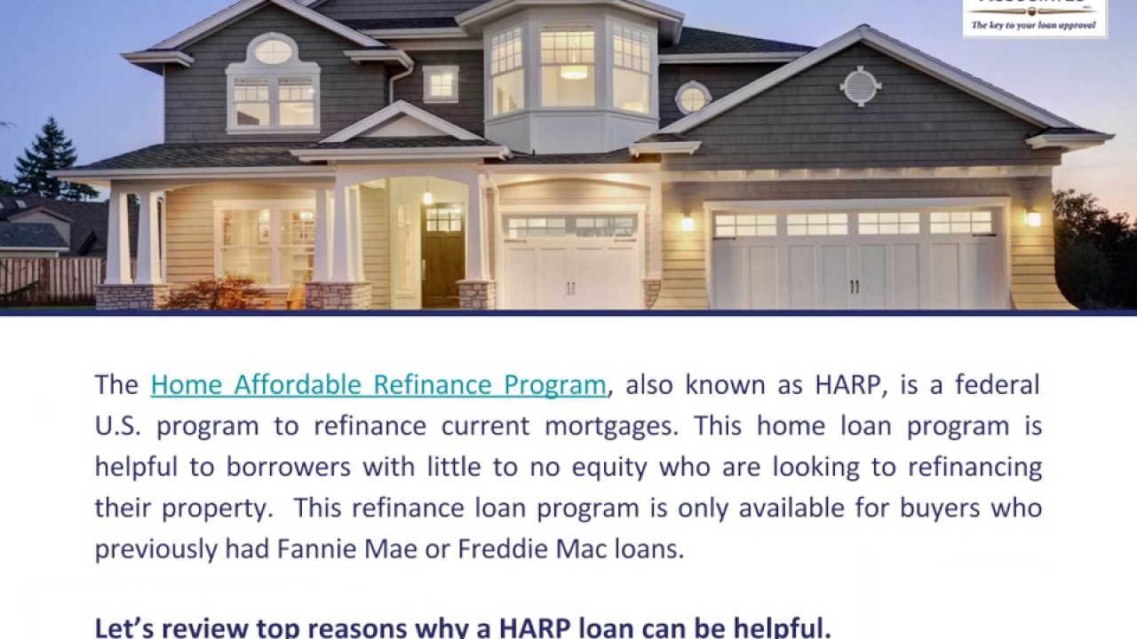 Benefits of Home Affordable Refinance Program (HARP) - YouTube