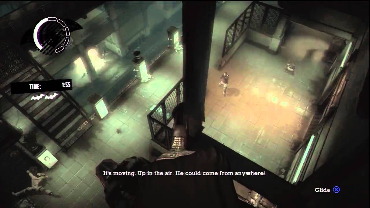 Batman Arkham Asylum - Challenge Mode - Silent Knight (Extreme) - YouTube
