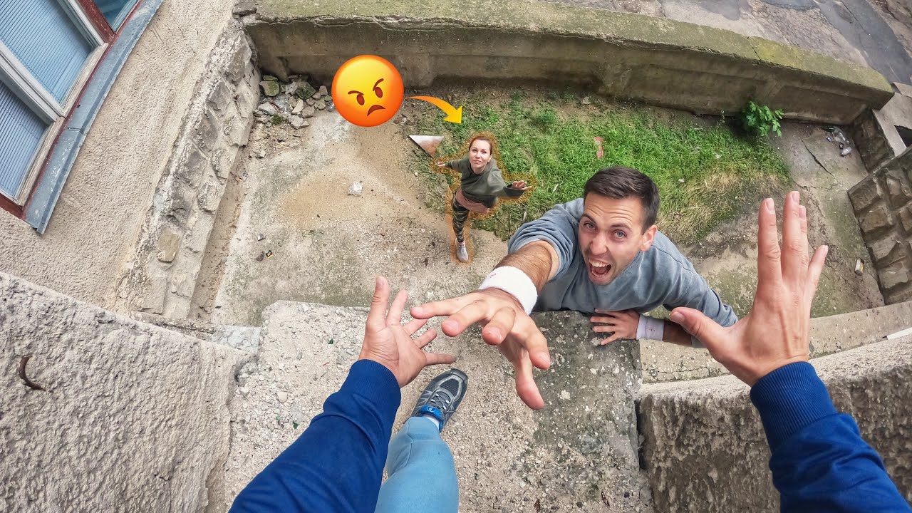 ESCAPING ANGRY MOM (Epic Parkour Chase POV in CHISINAU) - YouTube
