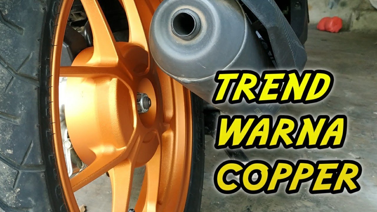 TREND WARNA COPPER diton premium velg beat #velg #beat #matic - YouTube