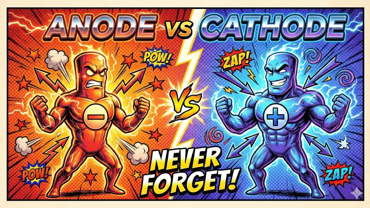 Anode vs Cathode Explained: Simple Trick to Never Confuse Them Again ...