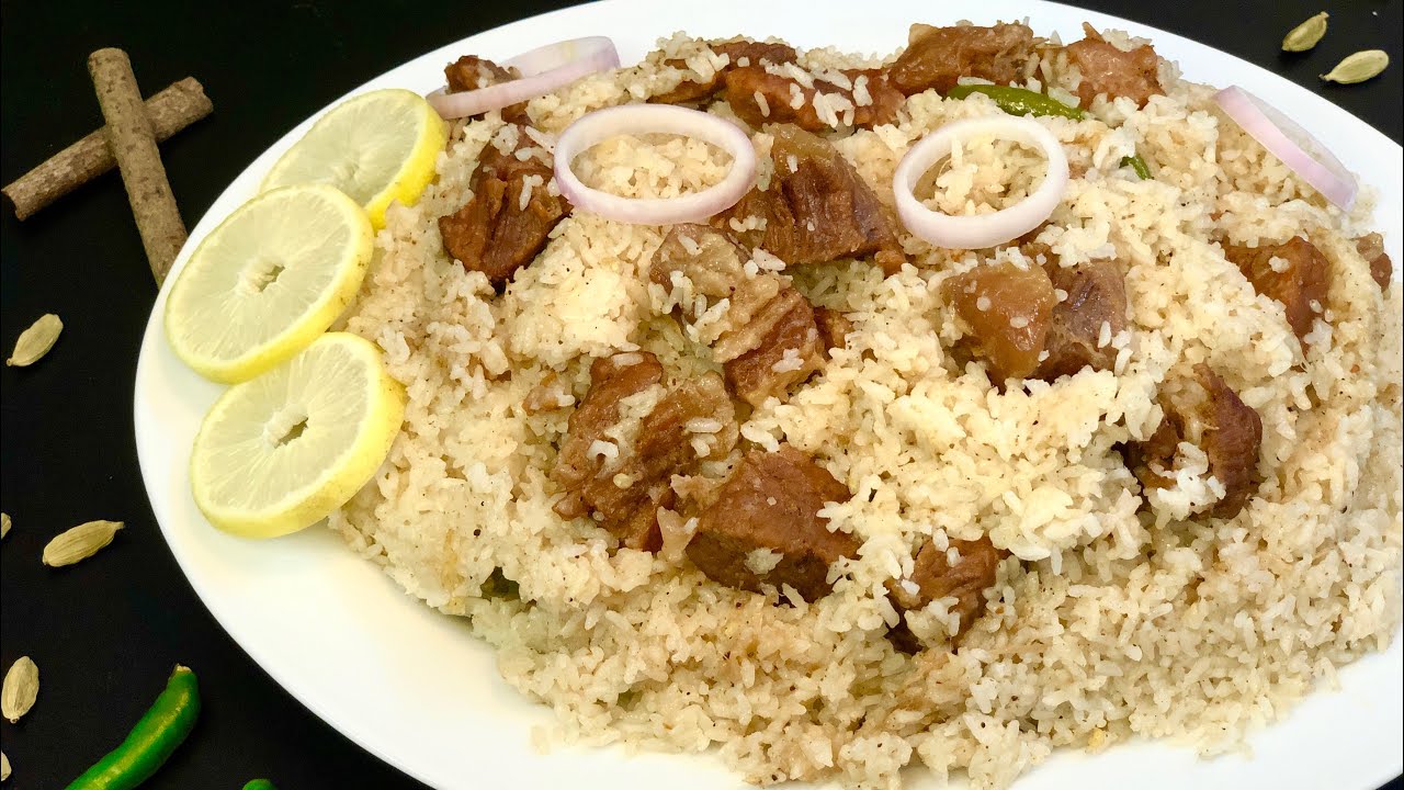 পুরান ঢাকার বিফ তেহারী | Beef Tehari Recipe Bangla | গরুর মাংসের তেহারী ...