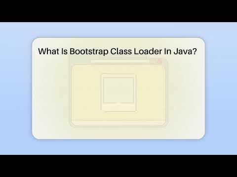 What Is Bootstrap Class Loader In Java? - Next LVL Programming - YouTube
