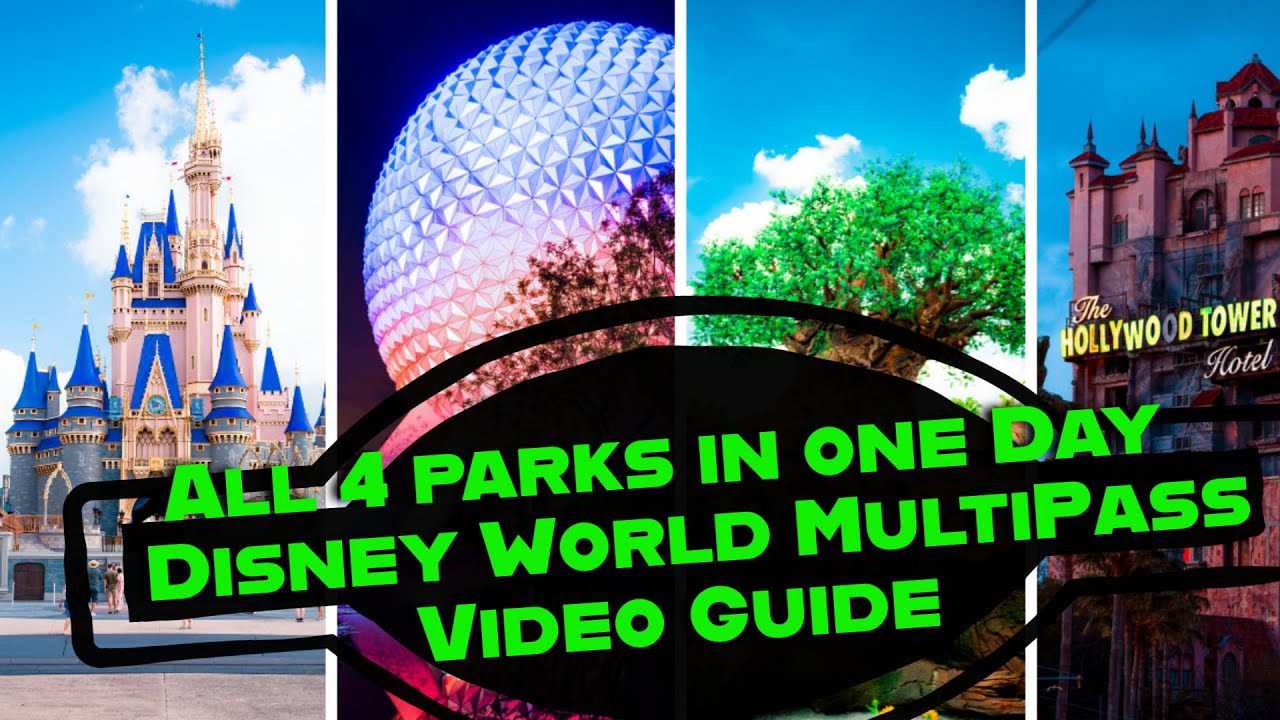Our Multi-pass Disney World Day- Thrill Rides in All 4 Parks in One Day ...