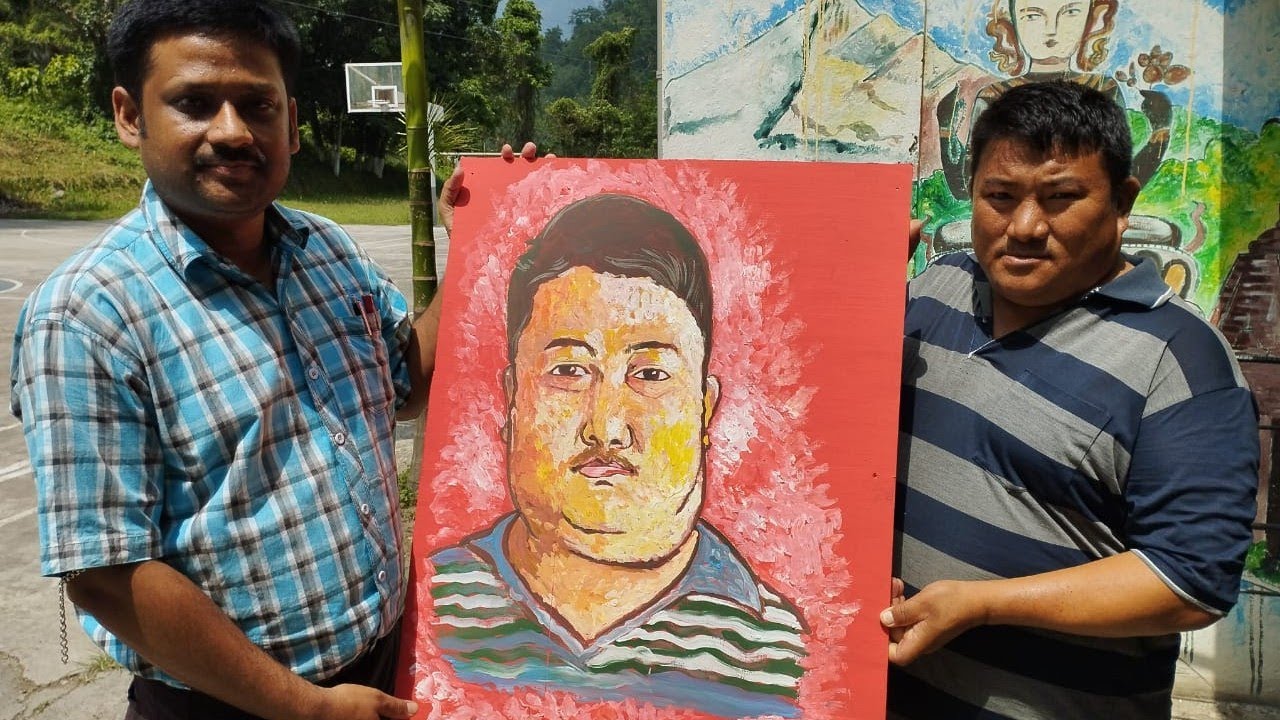 Portrait drawing of Lepcha ji - YouTube