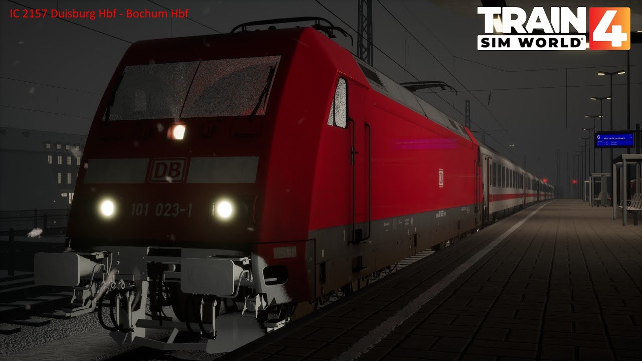 IC 2157 Duisburg Hbf - Bochum Hbf - Hauptstrecke Rhein-Ruhr - BR 101 ...