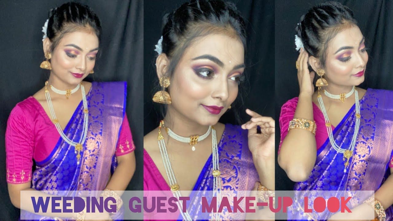 Weeding guest make-up look🌹/step by step🌈💫 #makeup #tutorial 💞 - YouTube