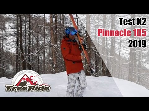 Test skis K2 Pinnacle 105 2019 - YouTube
