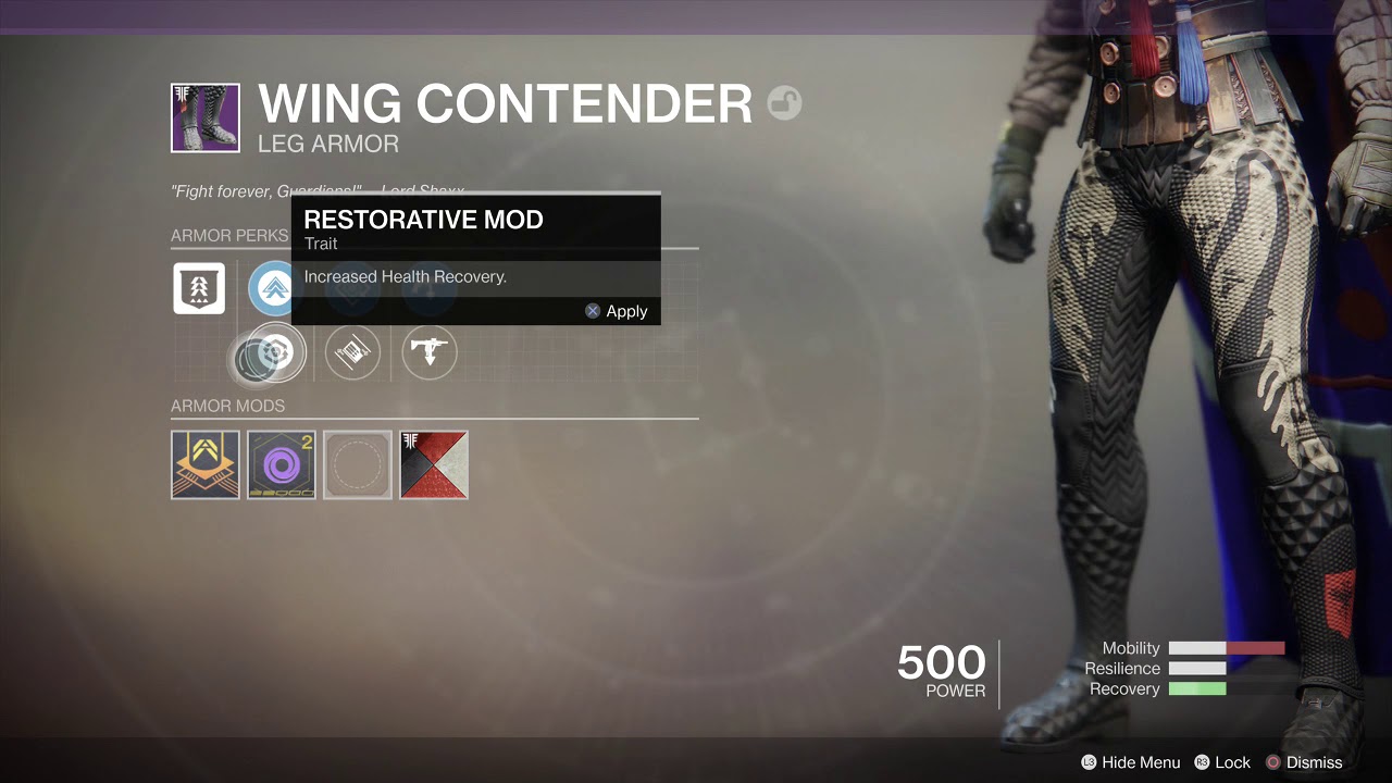Destiny 2 Opulence Hunter Get Wing Contender - YouTube
