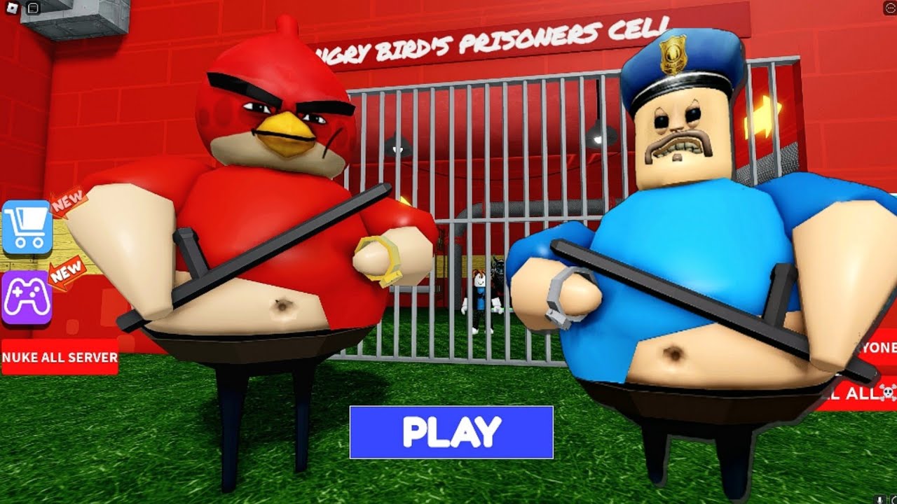 ANGRY BIRDS BARRY'S PRISON RUN (Obby) New Update - Roblox Walkthrough ...